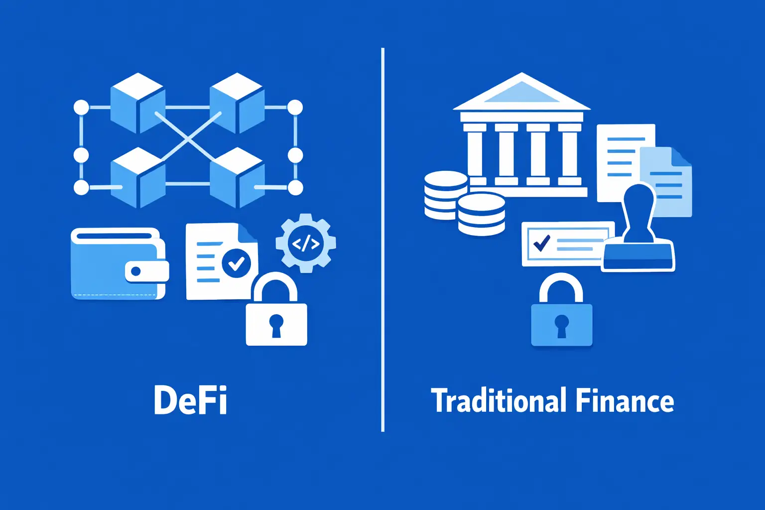 DeFi vs Traditional Finance Differences, Benefits, and Risks
